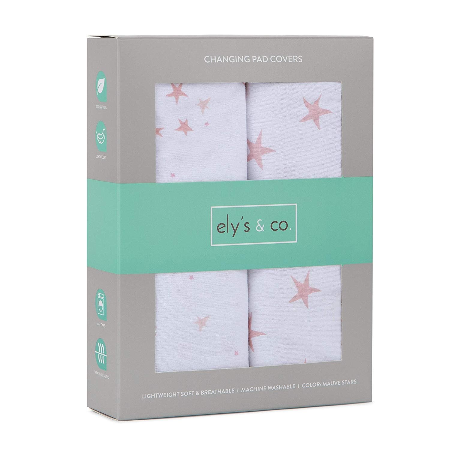Pink Stars Changing Pad Cover | Cradle Sheet Set – Ely's & Co.